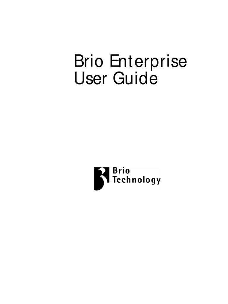 Client Manual Brio | PDF | Databases | Data Warehouse