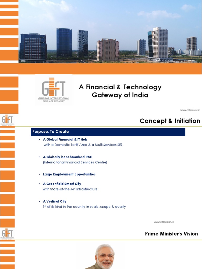 GIFT City Presentation | PDF | Taxes | Economies