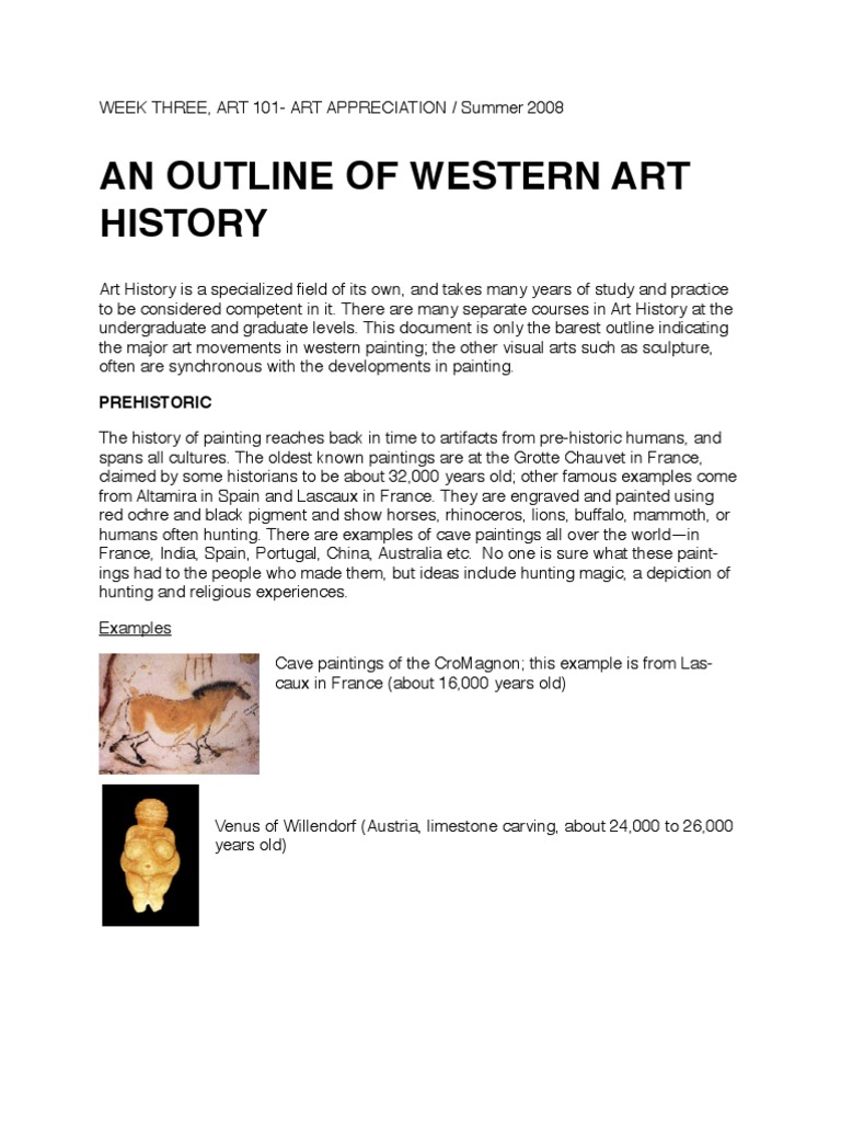 Western Art History | PDF | Modern Art | Impressionism