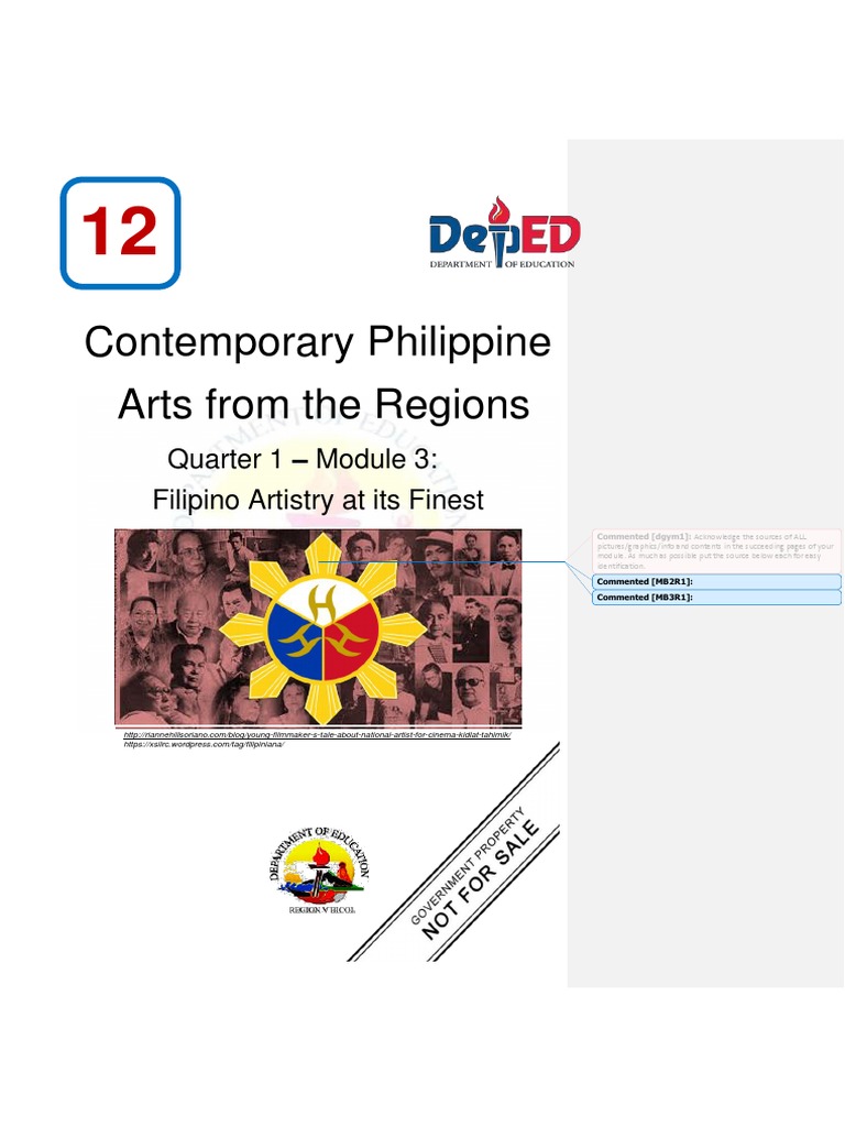 Contemporary Philippine Arts From The Regions Module 3 Q1 | PDF ...