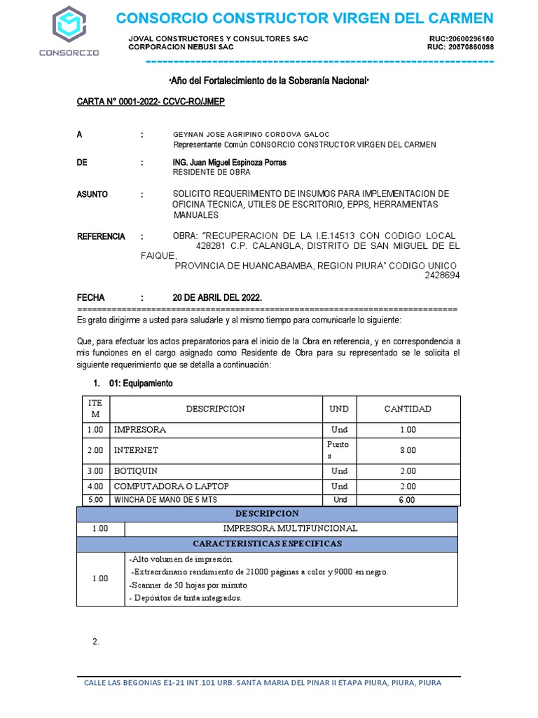 Requerimiento Epps Personal | PDF | Color | Espectro electromagnético