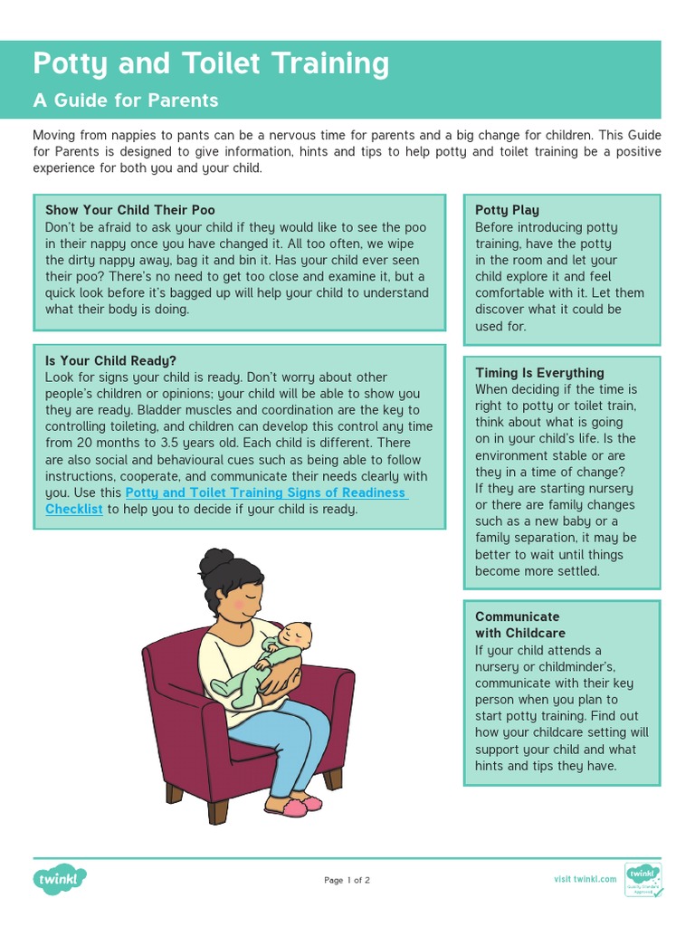 Nursery Potty and Toilet Training Guide | PDF | Career & Growth