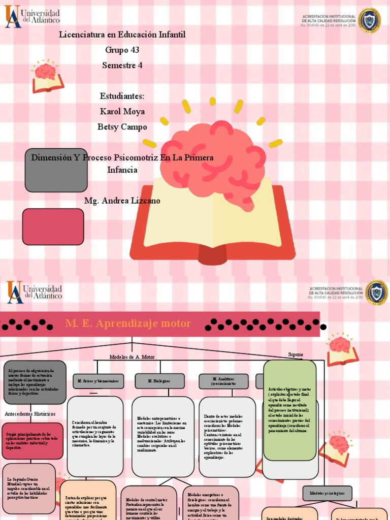 Mapa Conceptual Modelo Aprendizaje Motor - Karol Moya, Betsy Campo ...
