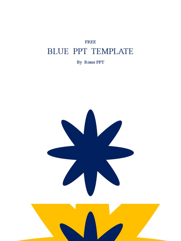 Free Blue PPT Template | PDF