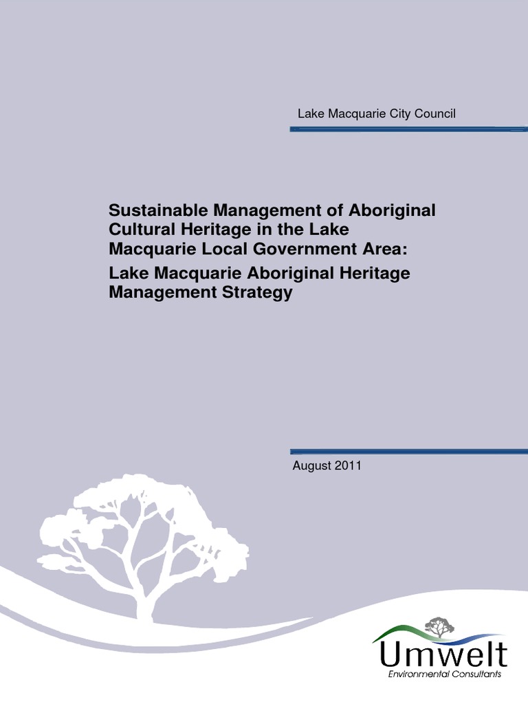 Lake Macquarie Aboriginal Heritage Management Strategy Prepared by ...