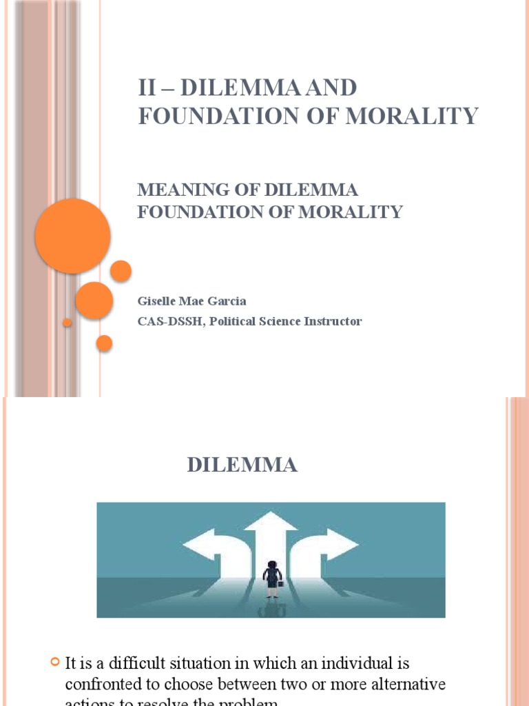 Understanding Moral Dilemmas | PDF | Free Will | Morality