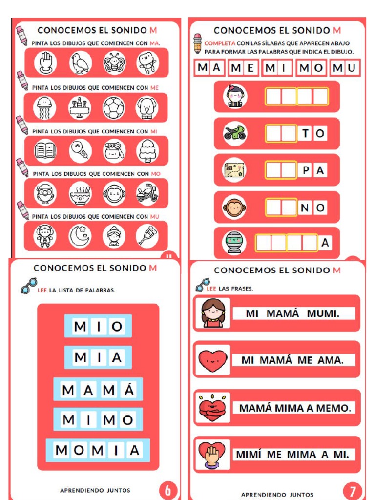 Cuadernillo Silabas Final | PDF