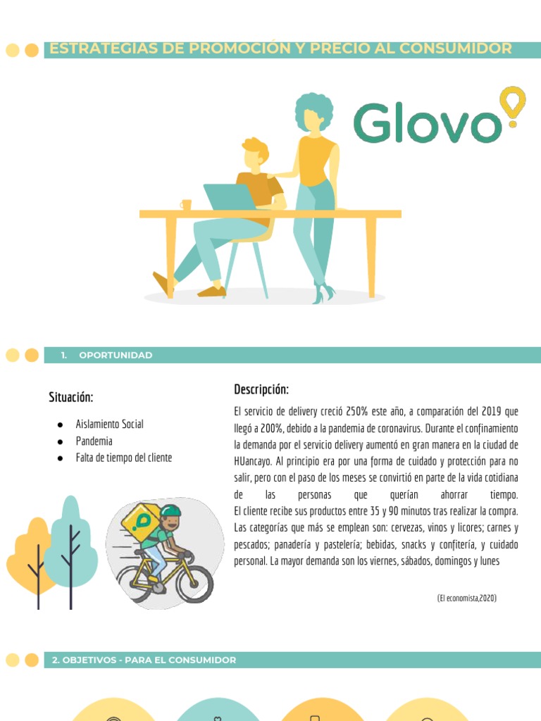Caso Glovo Estrategia De Promoción Pdf Cupón Marketing