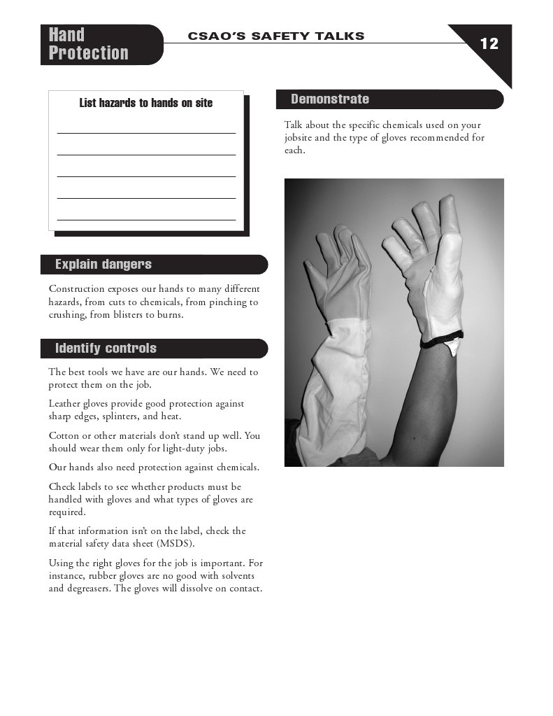 Essential Hand Protection in Construction | PDF | Science & Mathematics