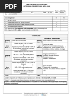 Estimación de peso: Fórmulas Chumlea y Rabito | PDF