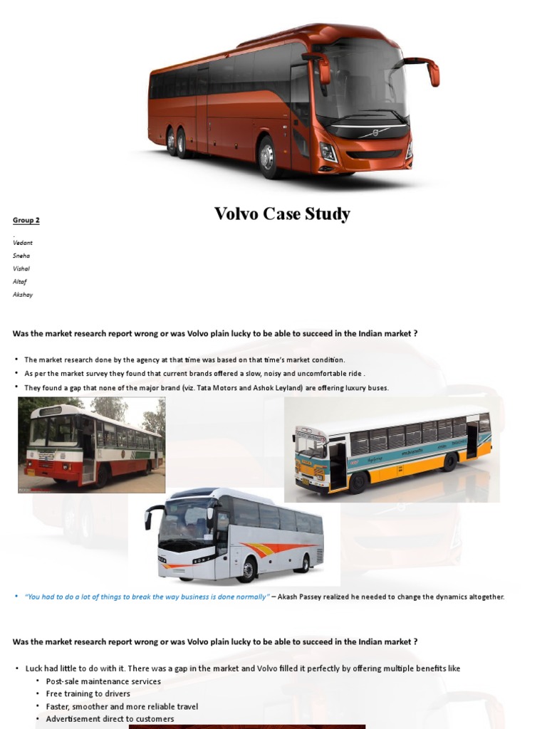 Volvo Case Study: Group 2 | PDF | Bus | Luxury Goods