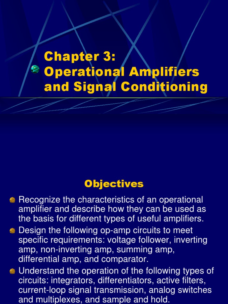 Op-Amps & Signal Conditioning Guide | PDF | Operational Amplifier ...