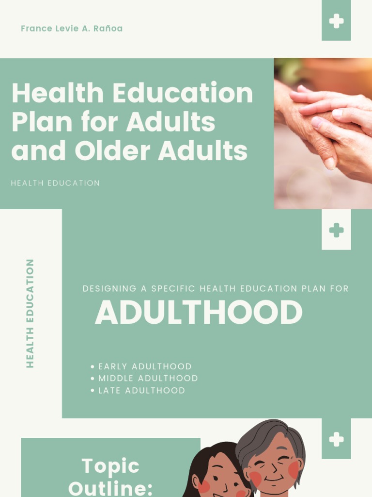 Health Education Plan for Adults | PDF | Adults | Health Education