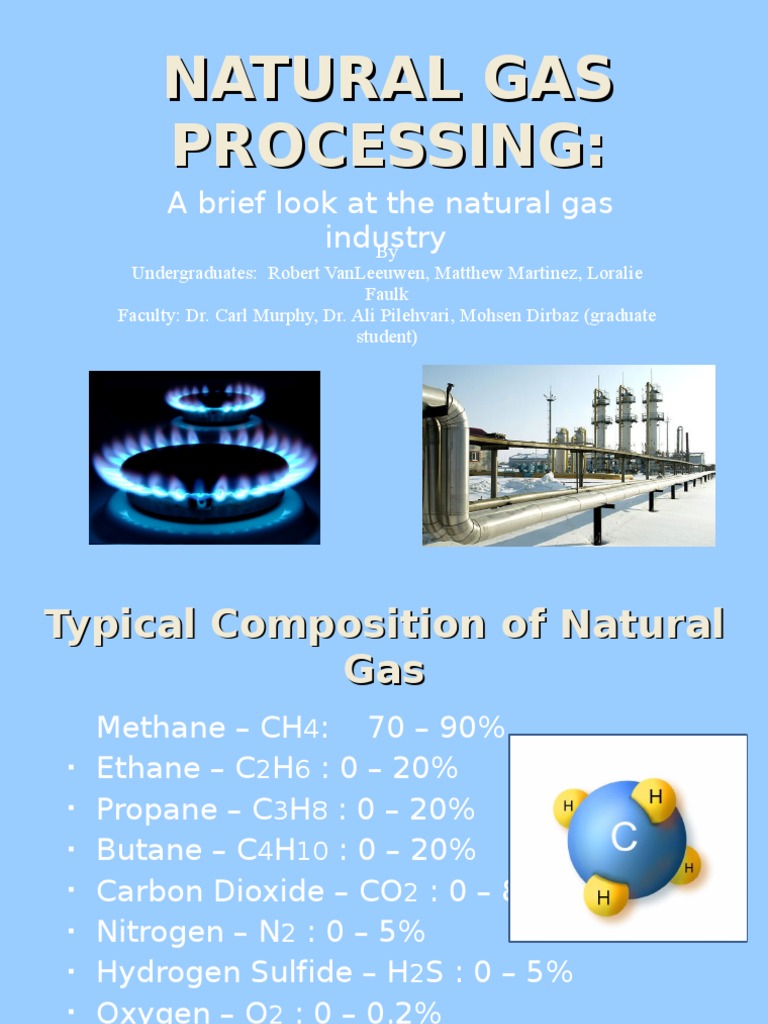Natural Gas Processing Ppt | Natural Gas Processing | Natural Gas