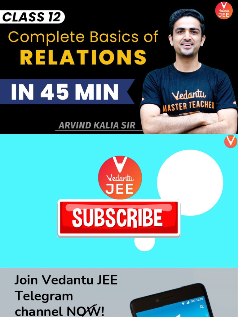 Relations: Arvind Kalia Sir | PDF | Mathematical Analysis ...