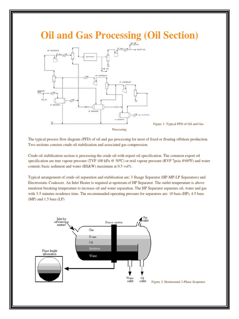 Oil and Gas Processing (Oil Section) | Download Free PDF | Petroleum ...