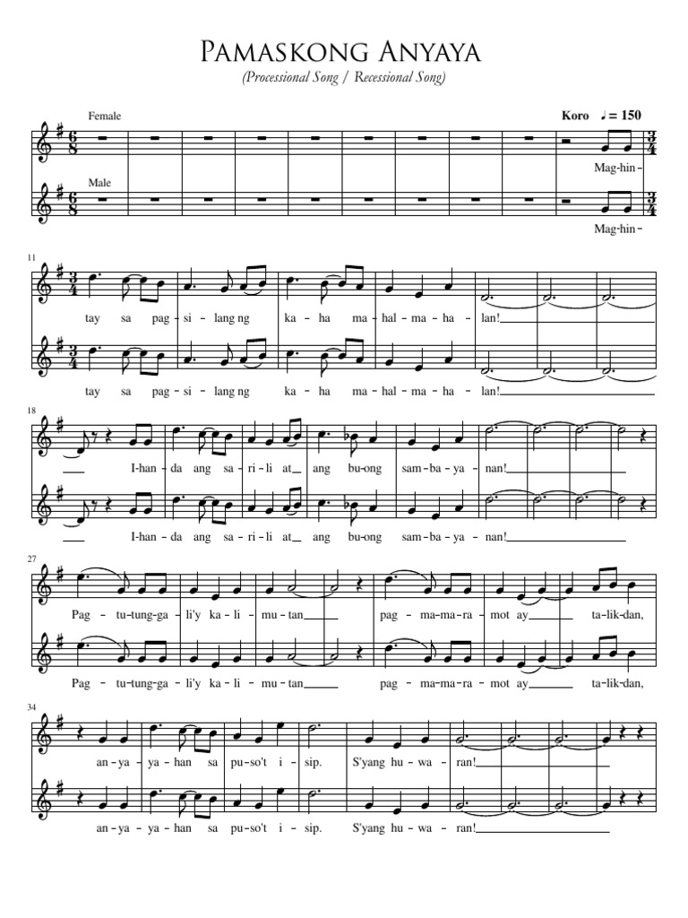 Pamaskong Anyaya | PDF