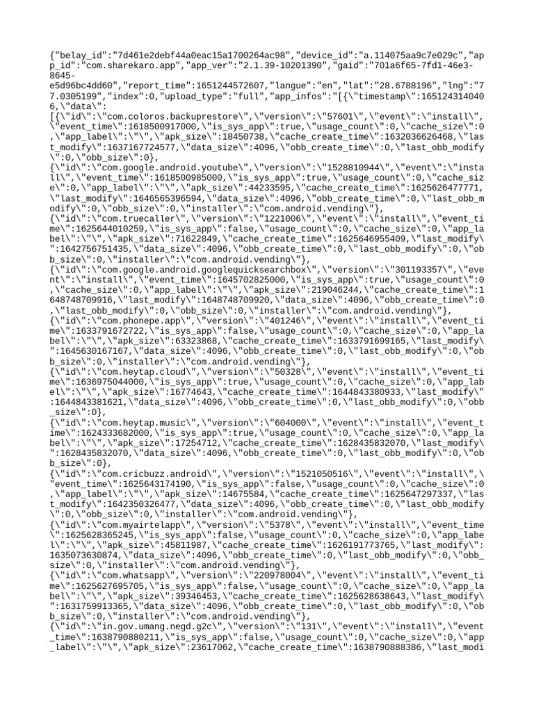 App List | PDF | Cache (Computing) | Computer Data