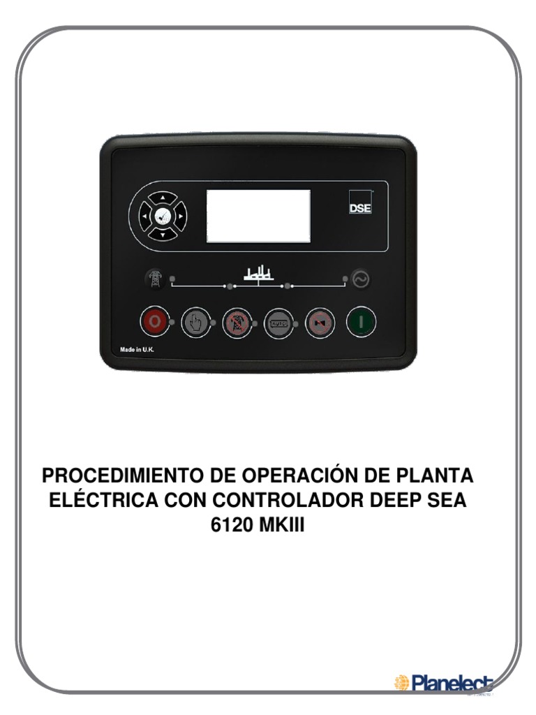 Procedimiento de Operación Controlador DEEP SEA - Oceanía | PDF ...