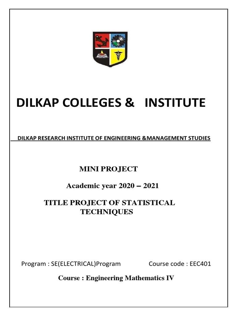 Statistics Mini Project Roll No 211 To 220 NEW 2 0 | PDF | Regression ...