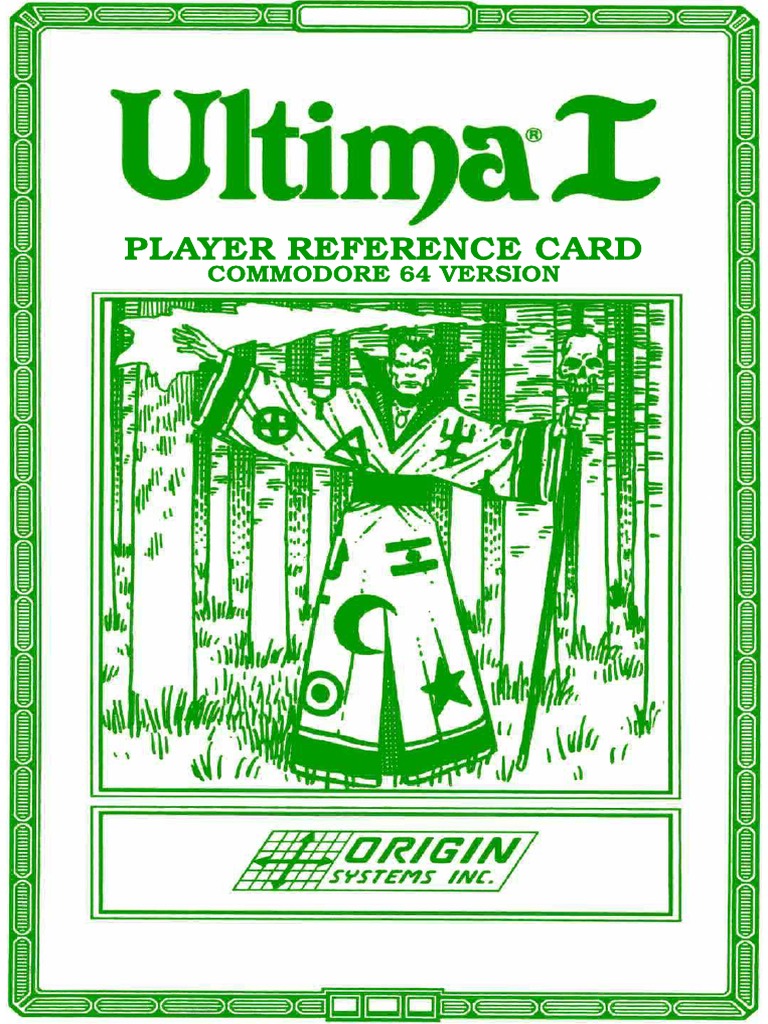 Player Reference Card: Commodore 64 Version | PDF