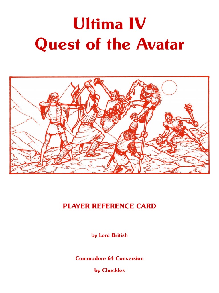 U4 - Player - Reference - Card - c64 | PDF