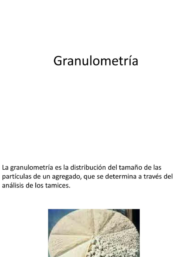 GRANULOMETRIA | PDF