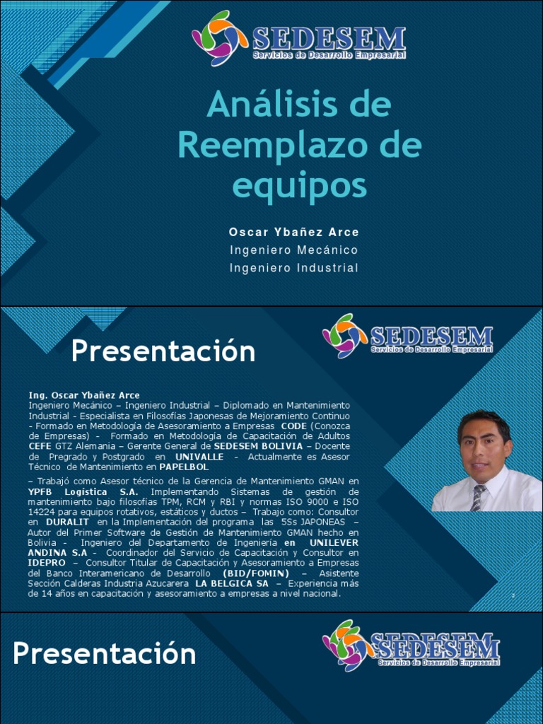 Análisis de Reemplazo de Equipos | PDF | Inventario | Contabilidad ...