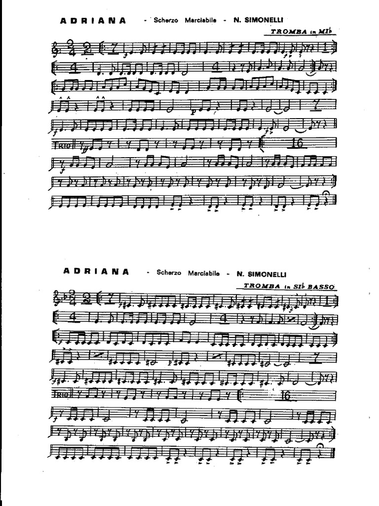 Tromba Mib - Tromba Sib Basso | PDF