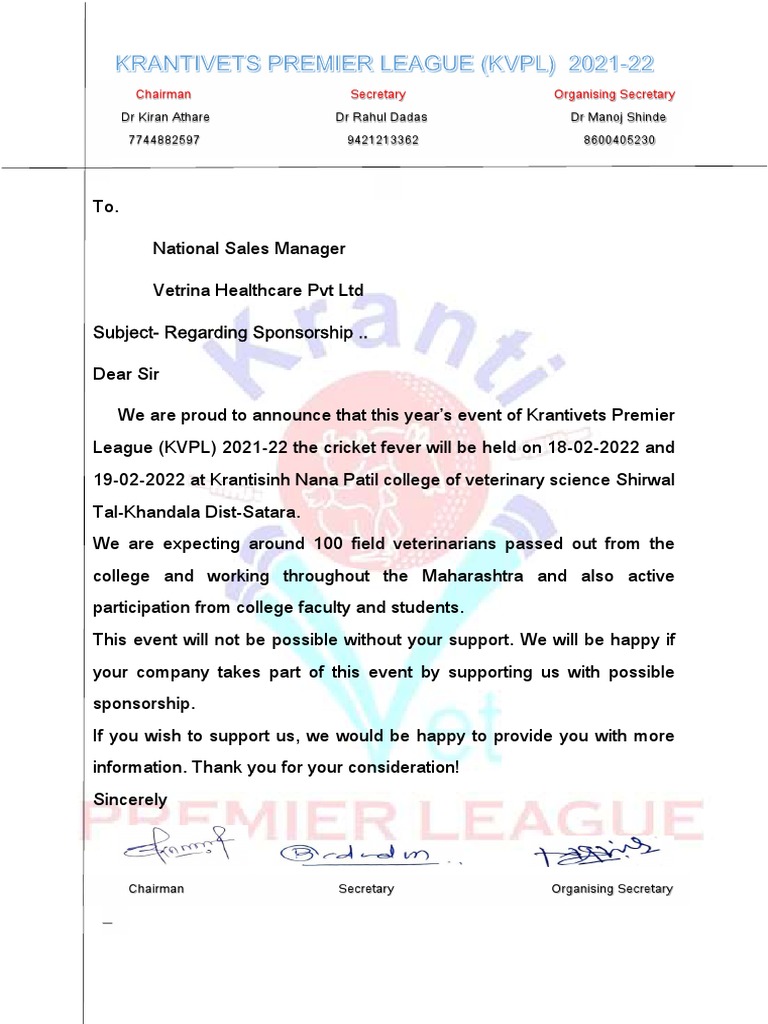 Chairman Secretary Organising Secretary | PDF | Wellness