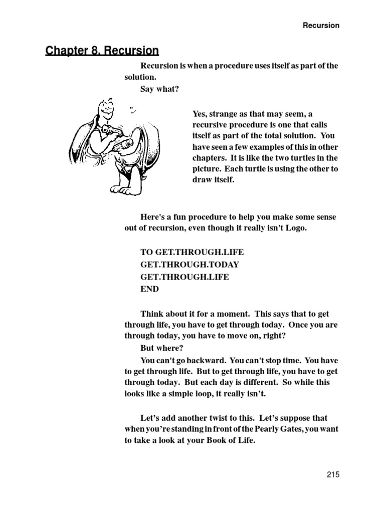 Chapter 8. Recursion | PDF | Subroutine | Recursion