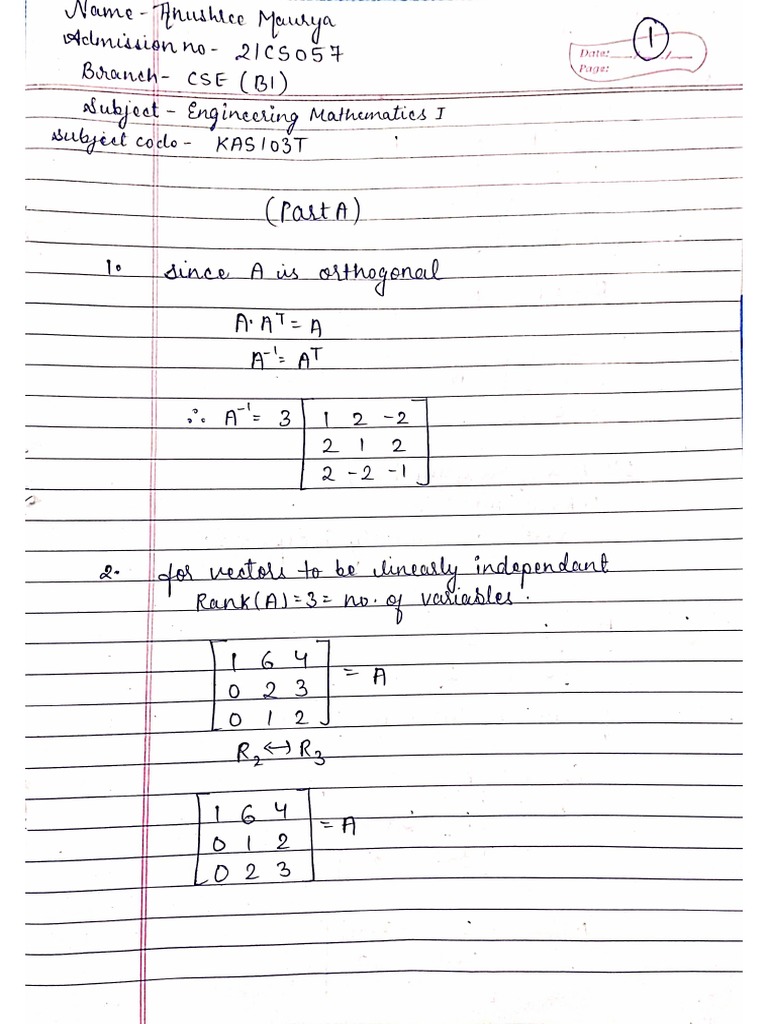 Maths Paper | PDF