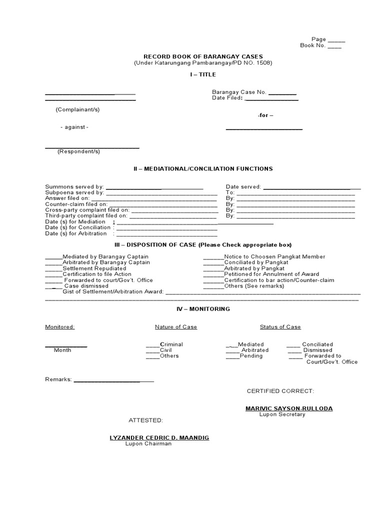 Docket Book 001 2021 | PDF | Civil Procedure | Conflict (Process)