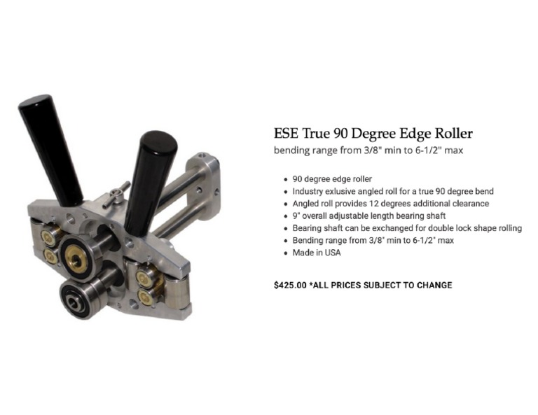 5e6c040d75d1aeddca951efb - ESE True 90 Degree Edge Roller | PDF