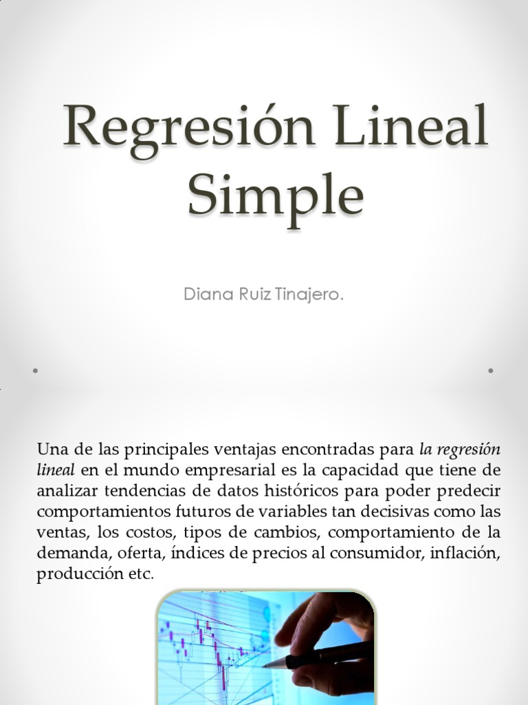 Regresion Lineal Simple y Multiple | PDF | Coeficiente de determinación | Regresión lineal