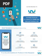 Unicommerce e Brochure | PDF | Enterprise Resource Planning | Retail