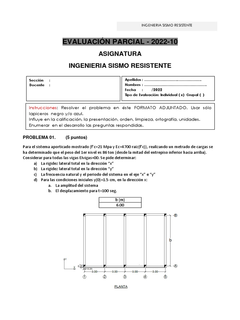 Eval Iantis 2022 10 (2 Prob) | PDF