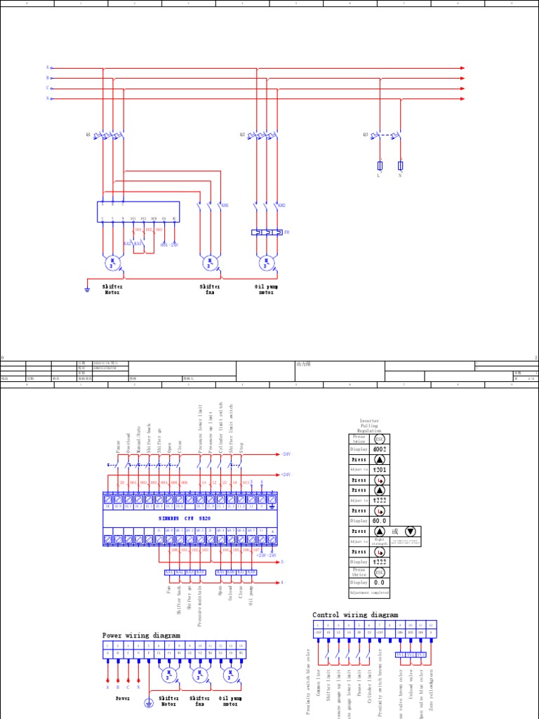 SR20 Siemens Contral Drawing | PDF