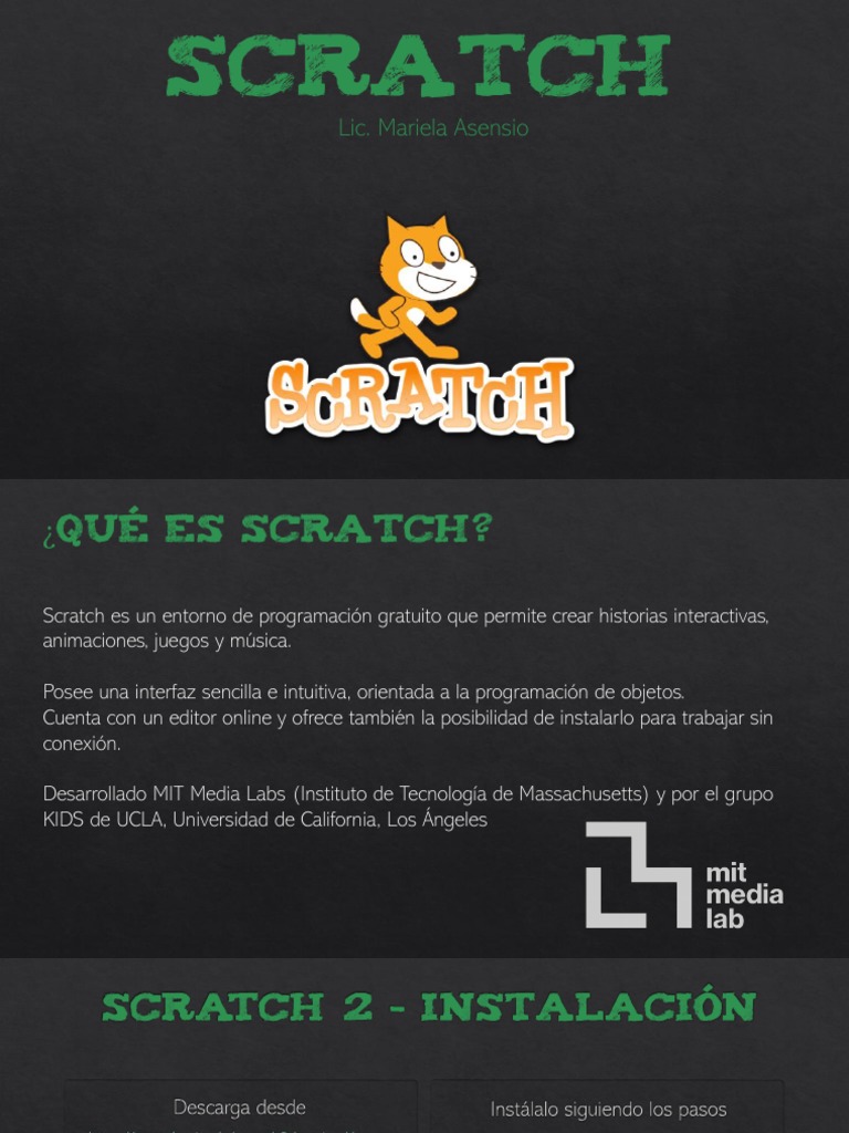 Scratch 2022 | PDF | Scratch (lenguaje de programación) | Desarrollo de ...
