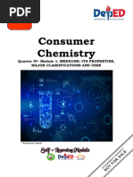 Grade 9 Consumer Chemistry Guide | PDF