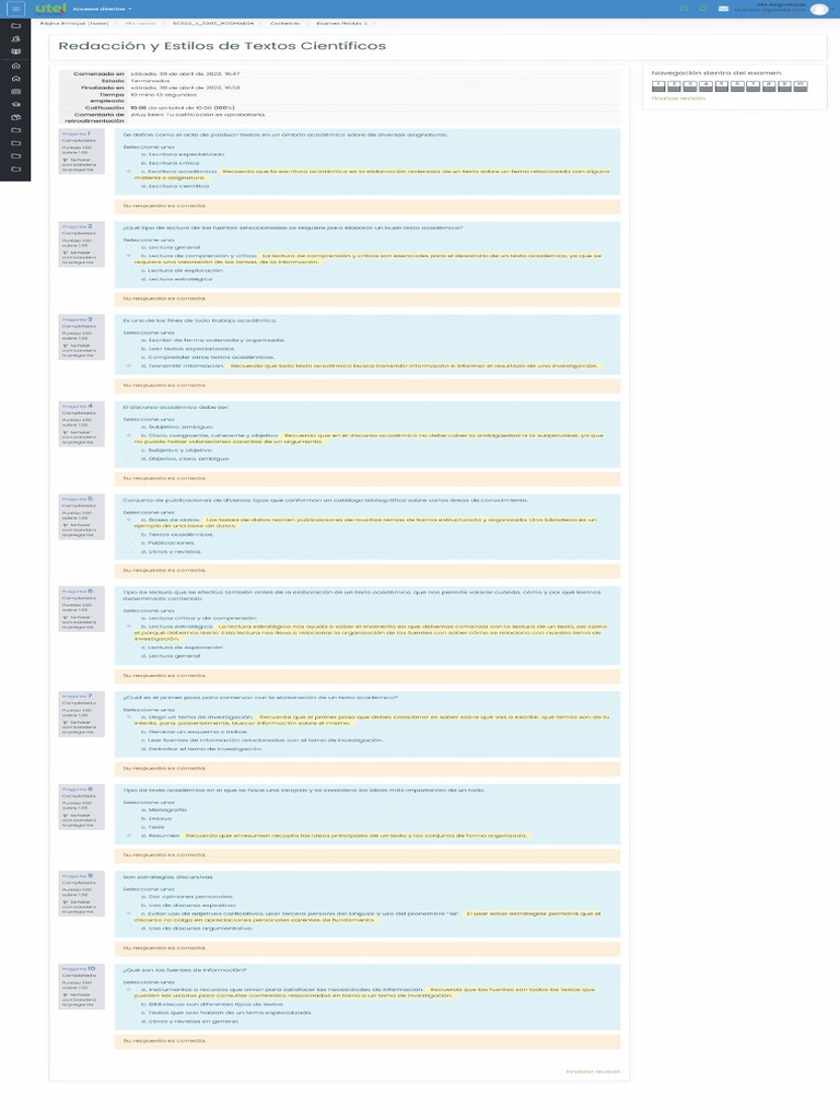 FireShot Capture 020 - Examen Módulo 1 - Aula14.utel - Edu.mx | PDF