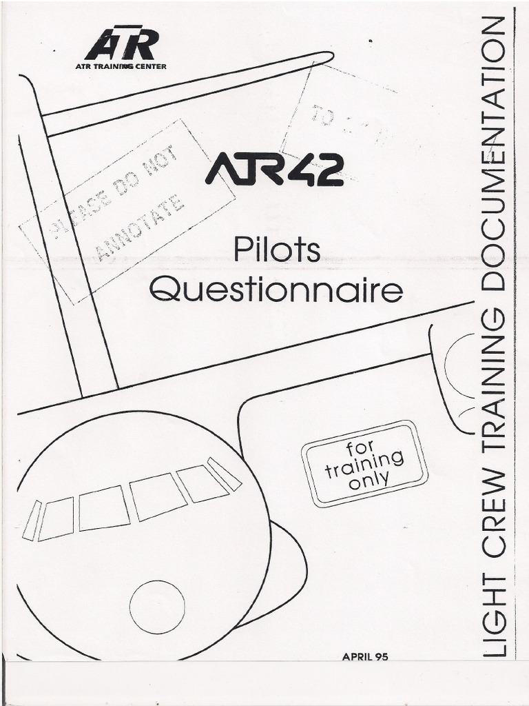 Questions Atr 42 | PDF