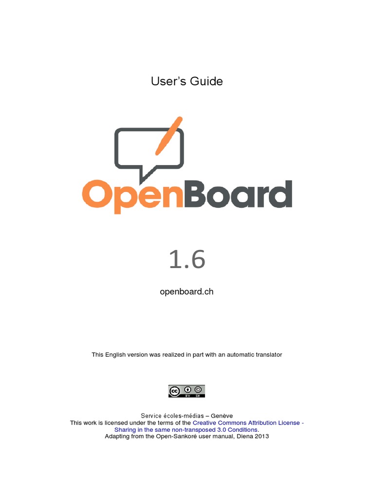 Tutoriel OpenBoard 1.6EN | PDF | World Wide Web | Internet & Web