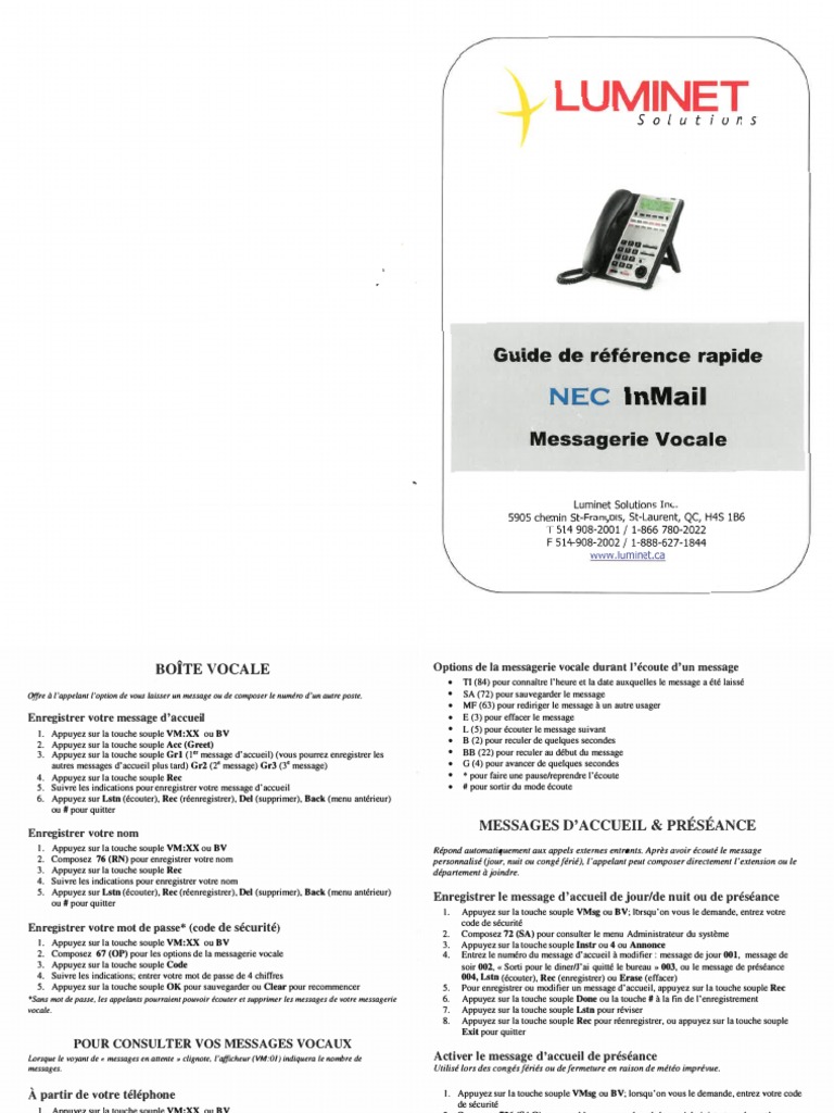 Guide D'utilisation Du Téléphone | Download grátis PDF | Communication orale | Électronique