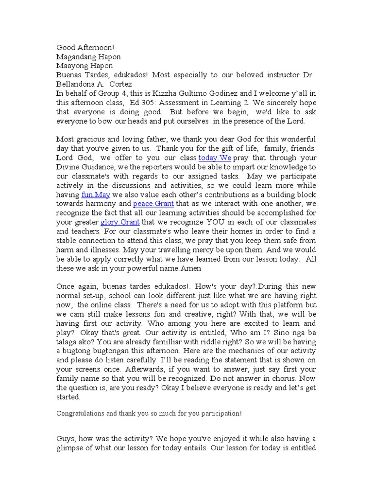 Affective Domain Objectives | PDF | Affect (Psychology) | Learning