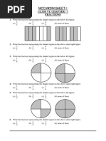 Grade 6 Maths Fractions Multiple Choice Questions | PDF