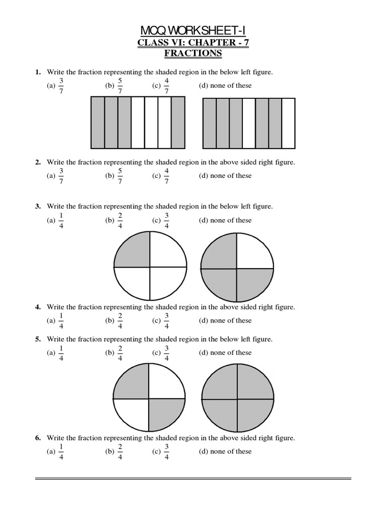 FRACTIONS_ASSIGNMENT (3) | PDF | Mathematical Objects | Naming Conventions