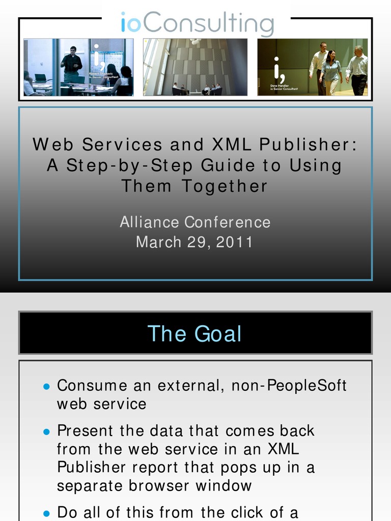 PeopleSoft Web Service To XML Publisher Report | PDF | Web Service ...