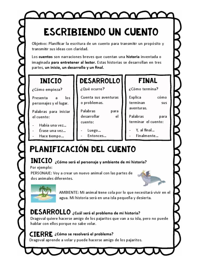 Planificación de Un Cuento | PDF