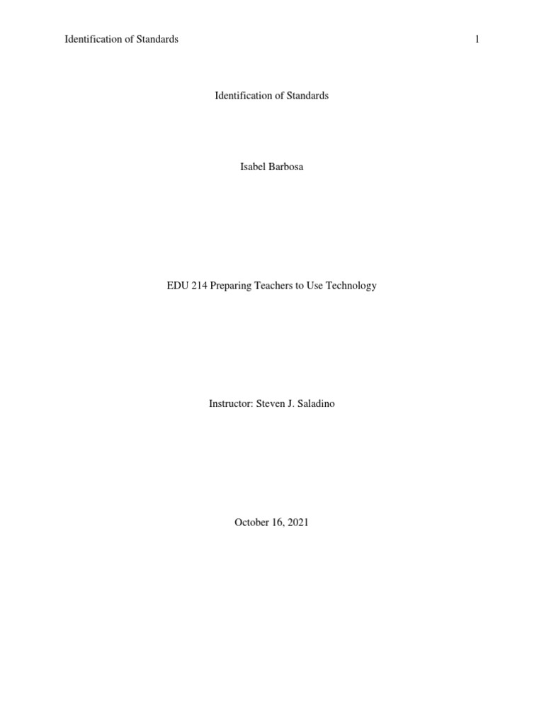 ISTE and NVACS Standards Overview | PDF | Computing | Learning
